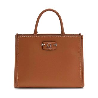 Guess Femme, Sacs, Brun, Taille: ONE Size Sac Cartable 3 Compartiments Anadela Caramel