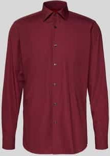 HUGO BOSS Regular Fit Businesshemd aus reiner Baumwolle Modell VALERIO