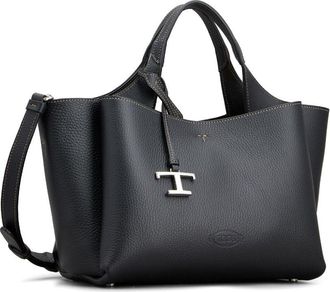Tod's T Timeless Tote Bag - Black
