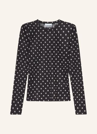 Ganni Longsleeve schwarz