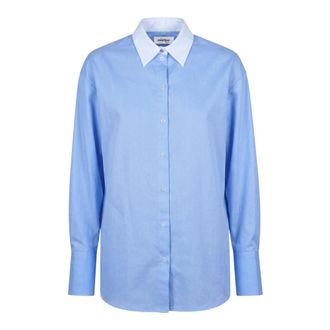 ottod'Ame Popeline Hemd - - Blouses & Shirts - Damen - Blau - M
