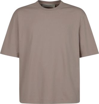 Golden Goose Homme, Tops, Gris, Taille: L T-shirt Coupe D&eacute;contract&eacute;e Jersey de Coton &Eacute;cusson Logo