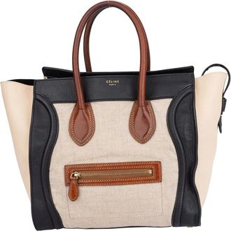 Celine Hobo Bags - Celine Canvas Tricolor Luggage Handbag - Gr. unisize - in Bunt - für Damen