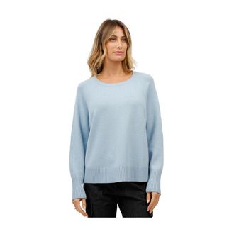 Gran Sasso Rundhalsausschnitt Pullover - - Knitwear - Damen - Blau - M