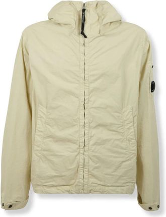 C.P. Company C.p. Company, Homme, Vestes, Vert, Taille: L Micro-Reps Hooded Lens Jacket