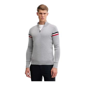 Fusalp Wengen IV Pullover mit halbem Rei&szlig;verschluss - - Sport - Herren - Grau - XL