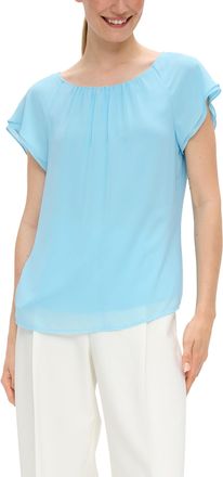 s.Oliver Chiffon-Bluse mit Double-Layer &Auml;rmeln