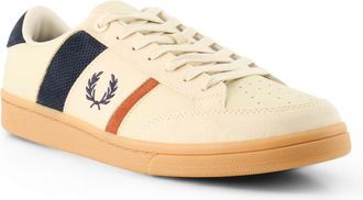 Fred Perry Herren Sneaker beige Glattleder