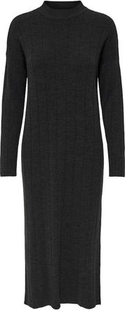 Only Damen Onltess Ls Highneck Midi Dress KNT Kleid, Malt Ball/Detail:Melange, Small