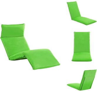 vidaXL Vidaxl - Sonnenliege Klappbar Oxford-Gewebe Grün - Sonnenliege - Gartenliege - Oxford-Gewebe - Faltbares Möbelstück - Lounge Chair
