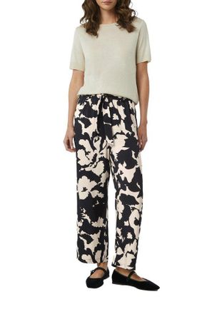 Comma Relaxhose mit All-Over Print