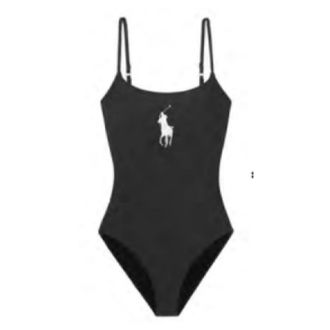 Polo Ralph Lauren Damen, Bademode, Schwarzk, SGr&ouml;&szlig;e