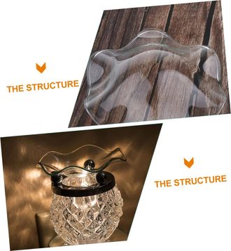 Garneck Ersatzschale aus Klarem Glas für Wachswärmer und Aromatherapieöle 3 Stück Ø 88mm Wärmeschale für Duftlampen und Kerzenwärmer