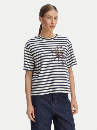 Max Mara T-Shirt Sabato 2615941112 Dunkelblau Regular Fit