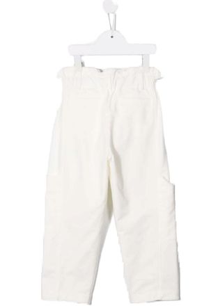 Brunello Cucinelli Kids Belted Tapered Trousers Aw21 G