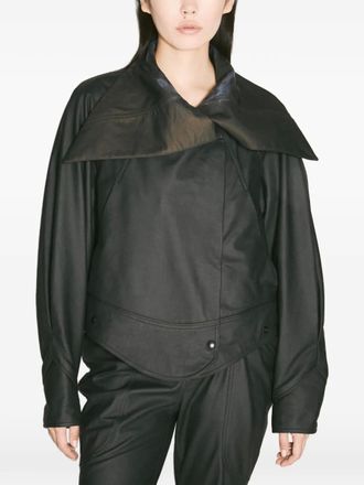 Kiko Kostadinov spread-collar jacket - Schwarz