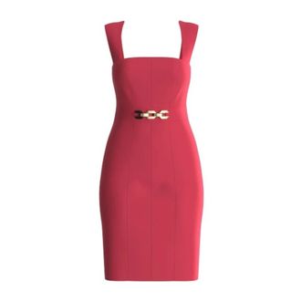 Guess Femme, Robes, Rose, Taille: 36 FR Robe Rose à Manches Courtes par Marciano