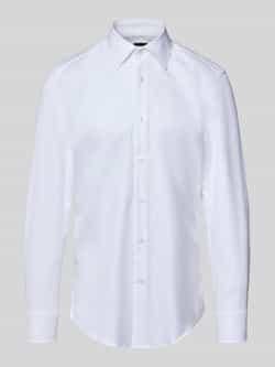 HUGO BOSS Slim Fit Businesshemd aus reiner Baumwolle Modell H-HANK-K