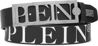 Philipp Plein Homme, Accessoires, Noir, Taille: 105 CM Ceinture en cuir TM