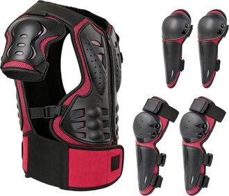 Generic Dirt Bike Ausr&uuml;stung f&uuml;r Kinder, leichte Sto&szlig;d&auml;mpfung, Brustschutz f&uuml;r Kinder, Jungen, Radfahren, Rollerblading, Roller, Skateboarding, Outdoor-Sport