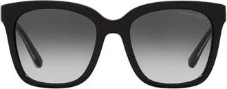 Michael Kors Lunettes de Soleil Michael Kors SAN MARINO MK 2163 Black/Grey Shaded 52/19/140 femme