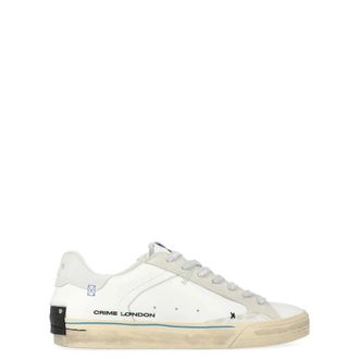 Crime London Homme, Chaussures, Blanc, Taille: 42 EU Distressed 2.0 Baskets