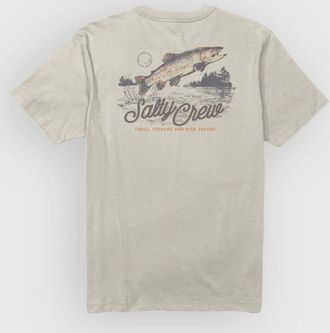 Salty Crew Fish Fest T-Shirt moonbeam