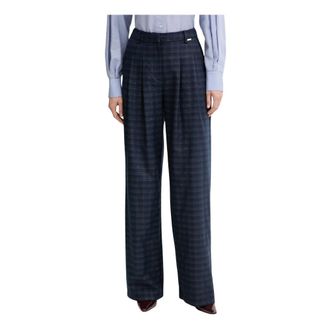 Fracomina Palazzo Marlenehose - - Trousers - Damen - Blau - S