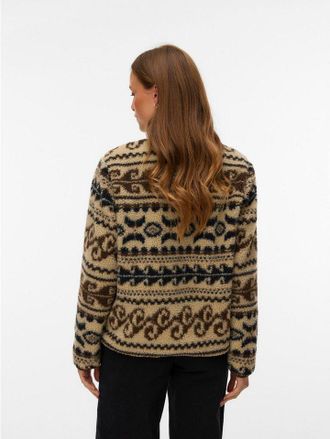 Vero Moda Fleecejacke VMLINDAU SHORT JACKET Polyester