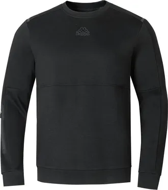Kappa Sweatshirt f&uuml;r Herren, Teddy-Stoff (Schwarz)