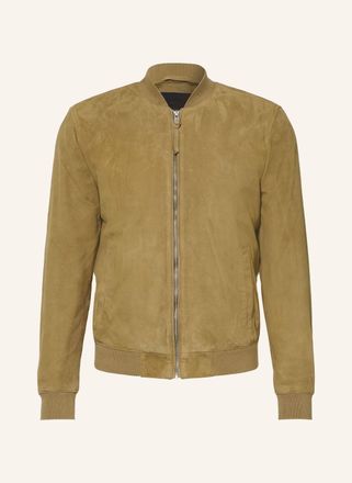 AllSaints Allsaints Lederjacke Morten gruen