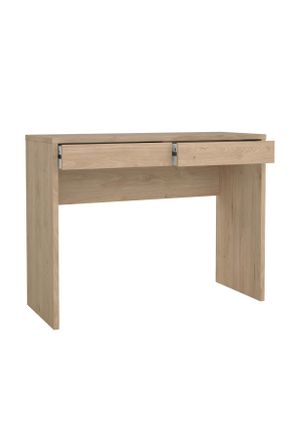 MID.YOU Mid.you Schreibtisch, Eiche, Holzwerkstoff, Holzoptik, 2 Schublade(n) Schubladen, rechteckig, Wange, 39.9x76.5x100.1 cm, Arbeitszimmer, Schreibtische,