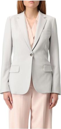 Theory Femme, Vestes, Gris, Taille: 40 FR Blazer Classique Revers Cranté