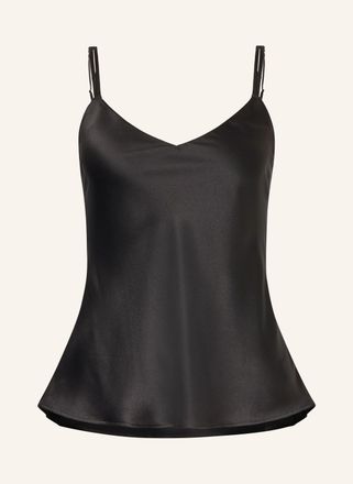 Calvin Klein Schlaftop Aus Satin schwarz