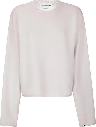 Extreme Cashmere Pull Col Rond - Blanc