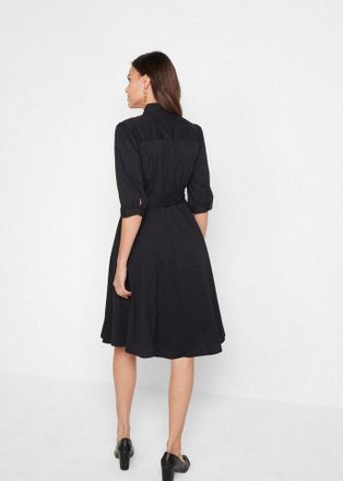 Bonprix 2-in-1-Kleid (Set, 2-tlg) f&uuml;r Businessmode, aus Baumwolle, ausgestellte Passform