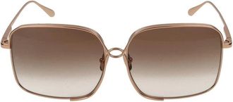 Linda Farrow Genevieve Sonnenbrille - - Accessories - unisex - Rosa - 60 MM