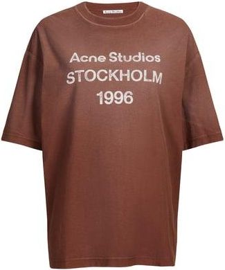 Acne Studios T-shirt en coton et chanvre