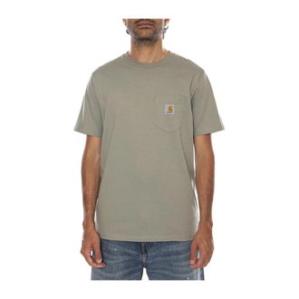Carhartt Work in Progress Pocket T-Shirt - - Tops - Herren - Gr&uuml;n - M