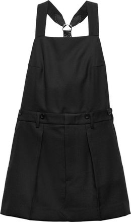 Prada Minikleid aus Gabardine - Schwarz