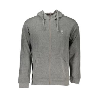 Sergio Tacchini Sergio Tacchini Grauer Baumwollpullover - - Sweatshirts & Hoodies - Herren - Grau - XL