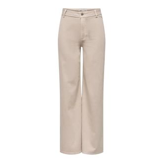 Jacqueline de Yong Jacqueline de Yong, Femme, Pantalons, Beige, Taille: 38 FR Iris Stretch HW Wide Pant