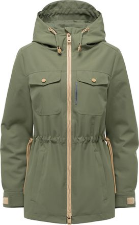 Marikoo Damen Parka &Uuml;bergangsjacke Sohaa mit Kapuze