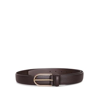 Dell'Oglio Lederg&uuml;rtel - - Accessories - Herren - Braun - 105 CM
