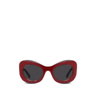 Loewe Signature Sonnenbrille - - Accessories - Damen - Rot - 52 MM
