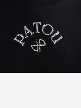 Patou Womens Organic Cotton T-Shirt Black T-Shirts & Jerseys