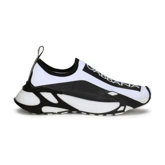 Dolce & Gabbana Wei&szlig;e Slip-On Sneakers mit ultraleichter Sohle - - Shoes - Damen - Wei&szlig; - 35 EU