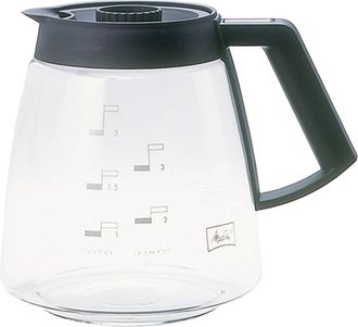 MELITTA Glaskanne 2,2 Liter Kaffeebecher, mehrfarbig, einzigartig