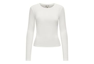 Only T-Shirt Damen Longsleeve 3er Pack Baumwolle (Packung, 3er Pack)