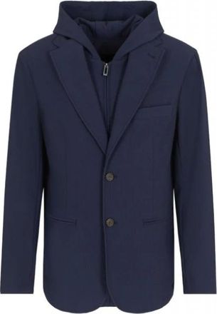 Emporio Armani Homme, Vestes, Bleu, Taille: 2XL Emporio Armani - Vestes > Blazers